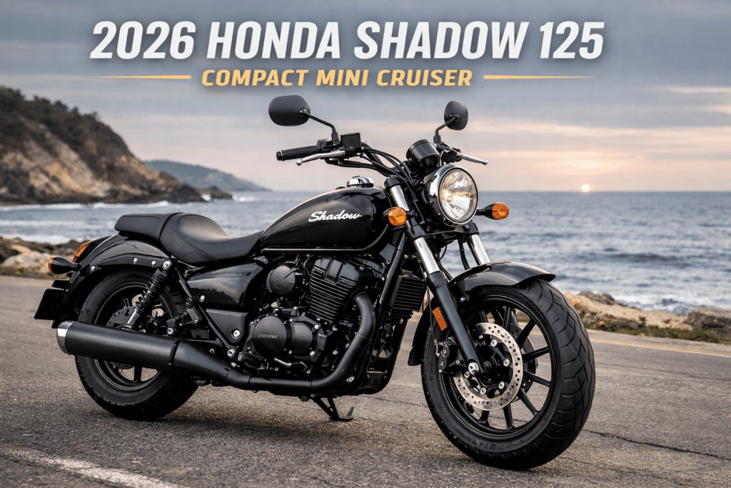 2026 Honda Shadow 125 Launched: Compact Mini Cruiser for Modern Riders ...